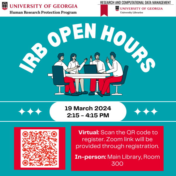 IRB Open Hours | UGA Libraries